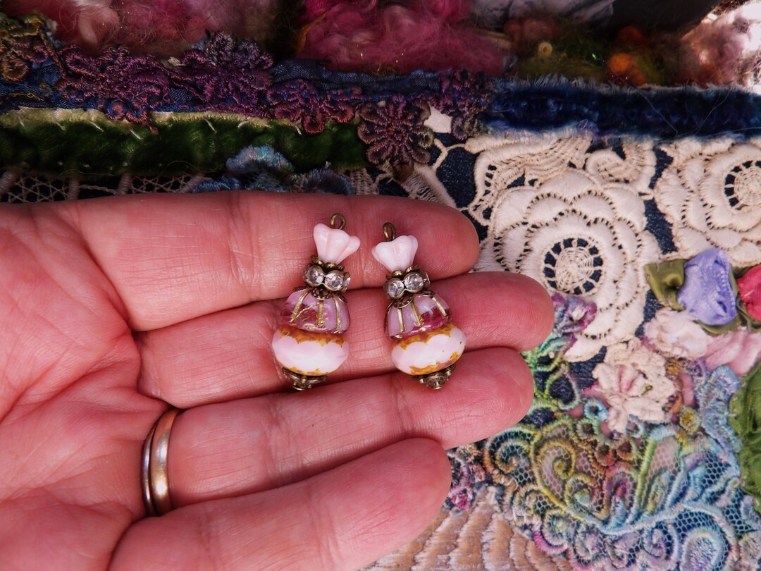 Beads, Set of 2, Handmade, Craft Supplies, Jewelry Supplies, DIY - Etsy