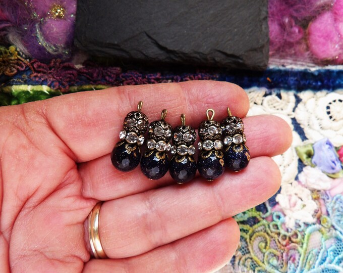 Beads, Set of 5, Handmade, Craft Supplies, Jewelry Supplies, DIY - Etsy