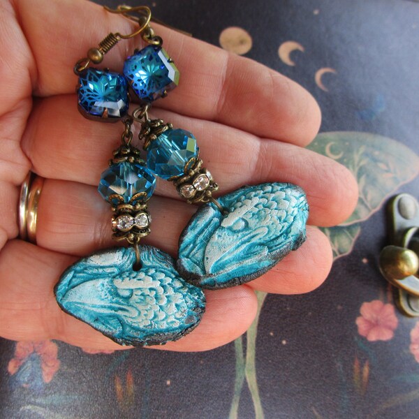 Rustic Earrings - Etsy