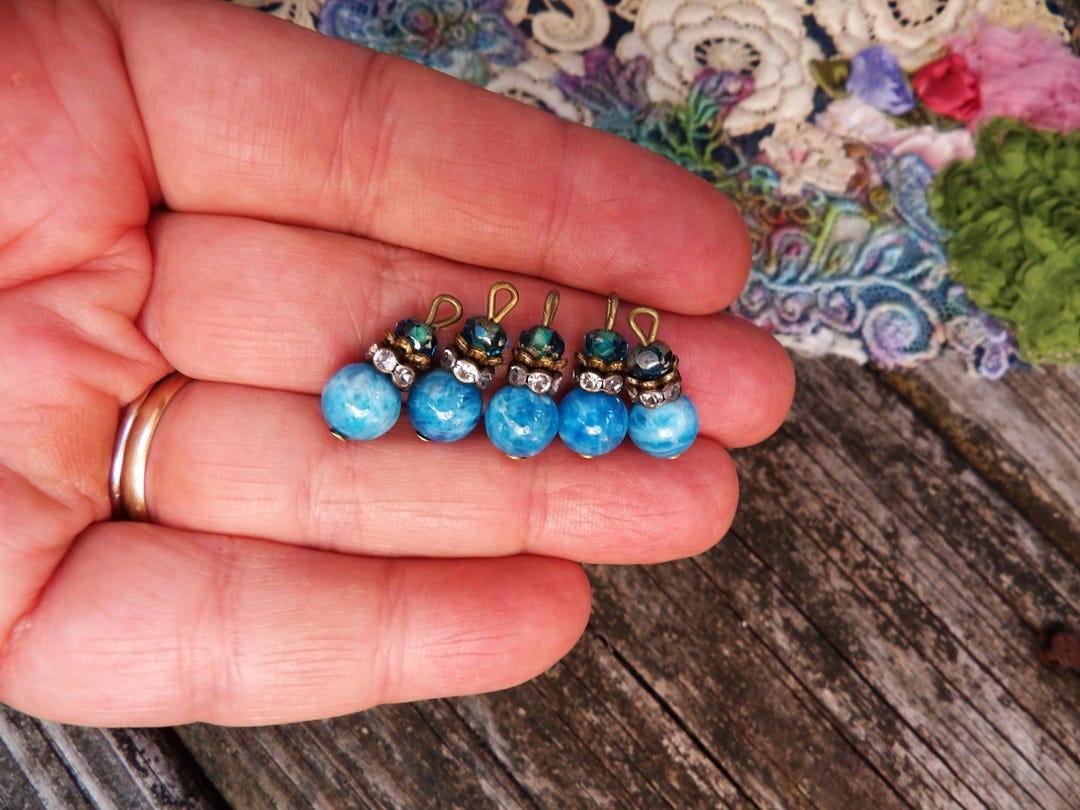 Beads, Set of 5, Handmade, Craft Supplies, Jewelry Supplies, DIY - Etsy
