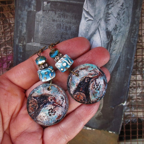 Rustic Earrings - Etsy