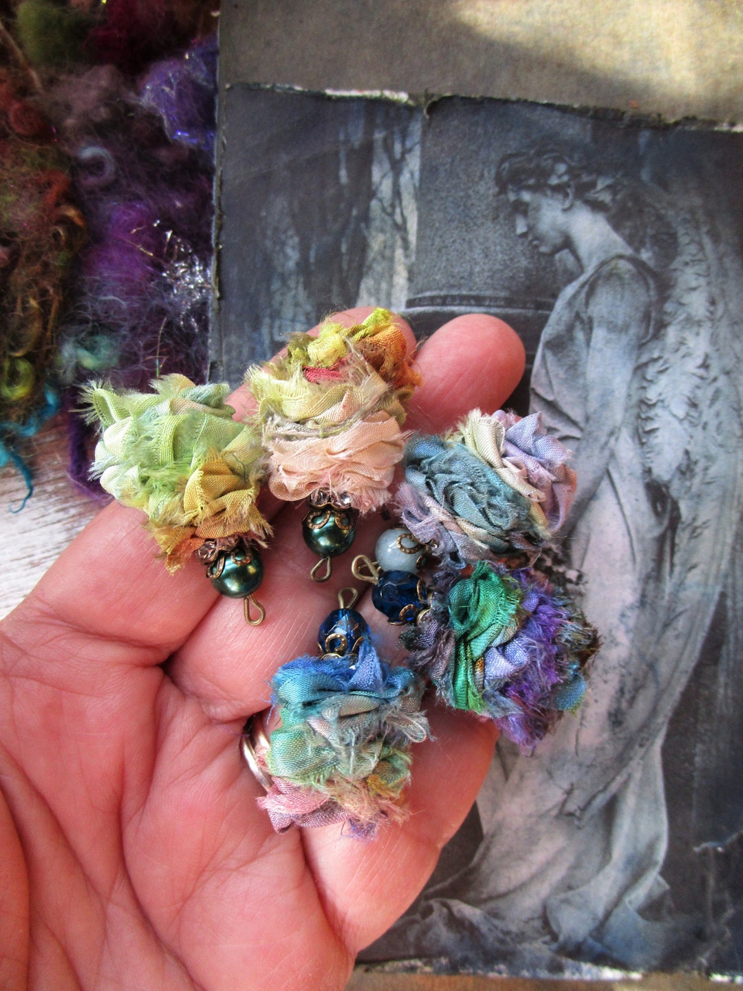 Beads Set of 5 Handmade Multi Colors Bohemian Beads Craft - Etsy