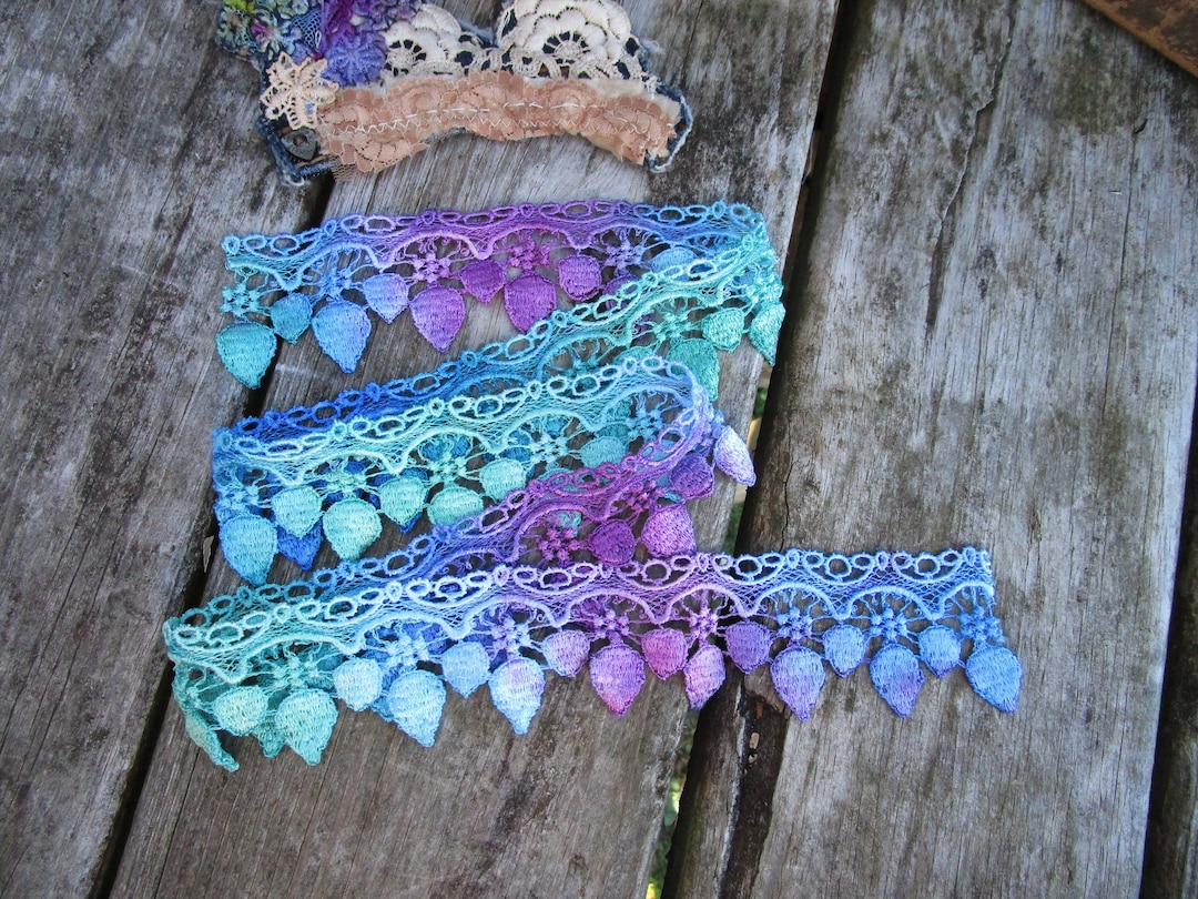 Trim Venice Destash Hand Dyed Craft Supplies DIY - Etsy