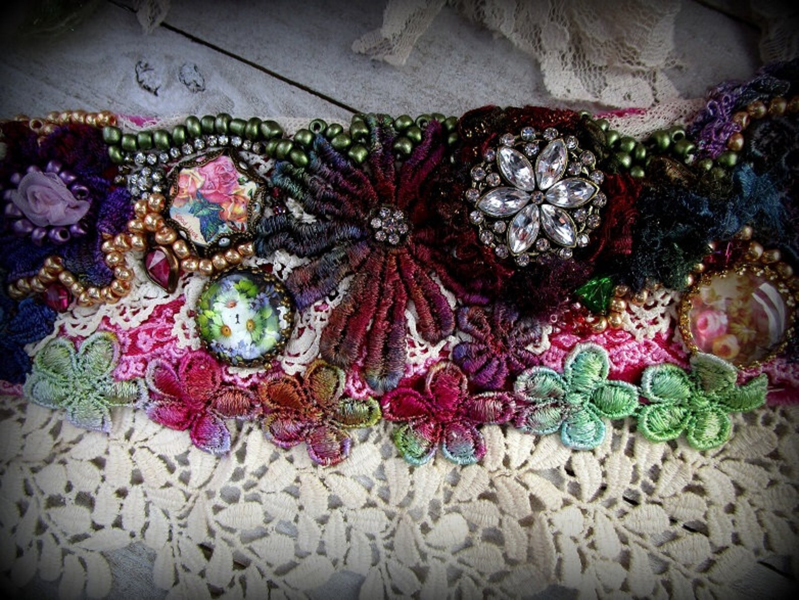 Craft Supplies Handmade Collage Recycled Art Patchwork - Etsy