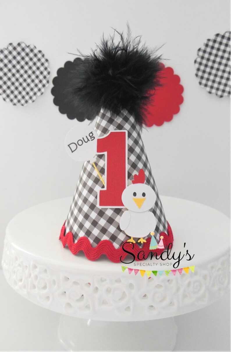 Chicken Mini Party Hat Farm Mini Party Hat Chicken Mini - Etsy