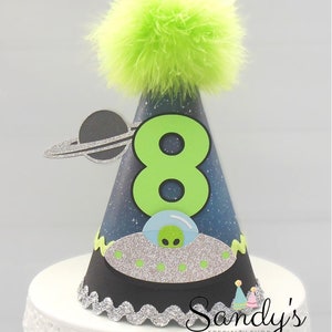 Alien Party Hat, UFO Party Hat, Space Party Hat, Space Birthday Hat ...