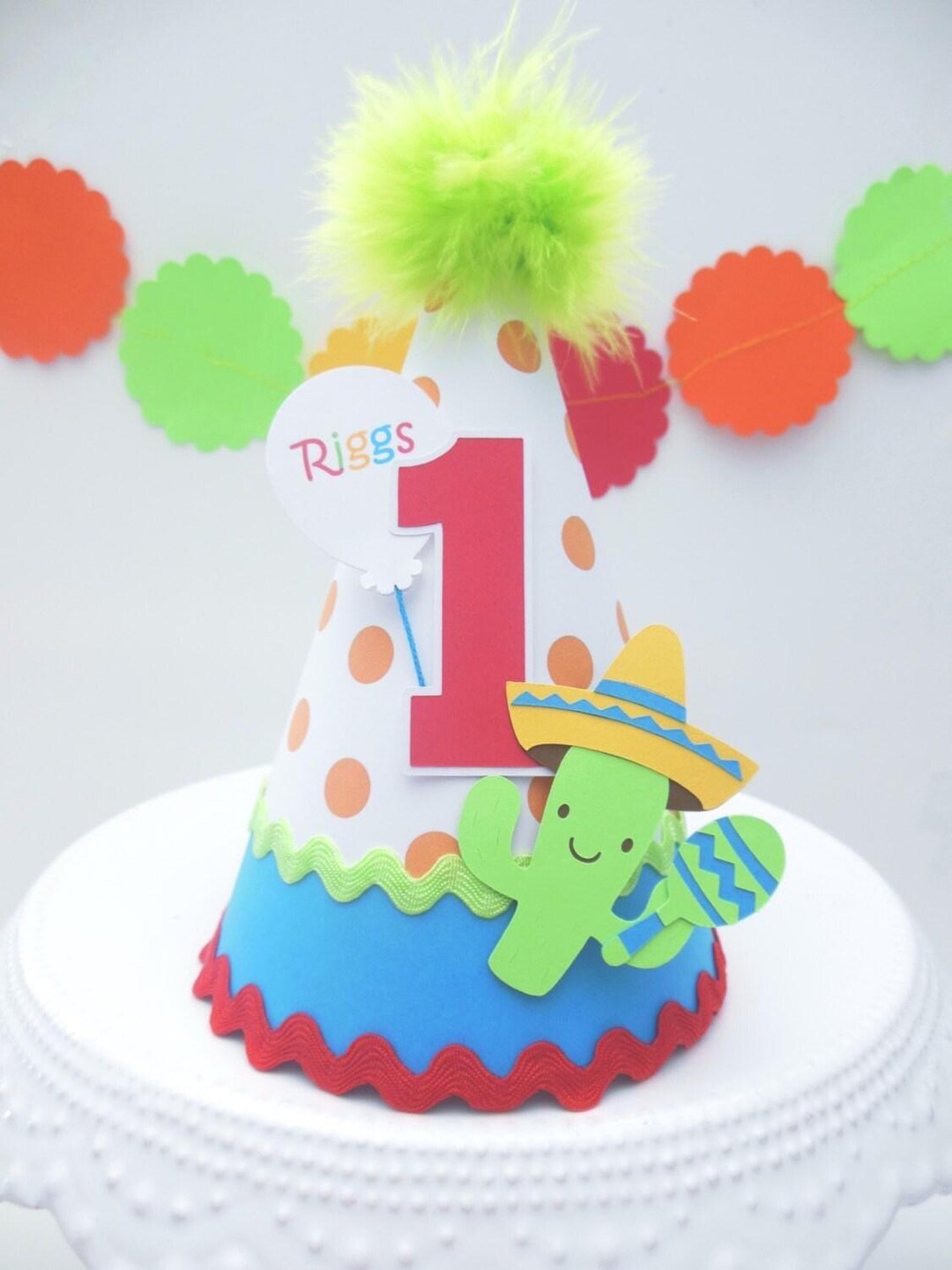 Fiesta Party Hat, Cactus Party Hat, Pinata Party Hat, Uno Theme, First ...