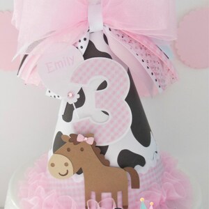 Horse Party Hat, Pony Party Hat, Barnyard Birthday, Farm Party, Horse ...