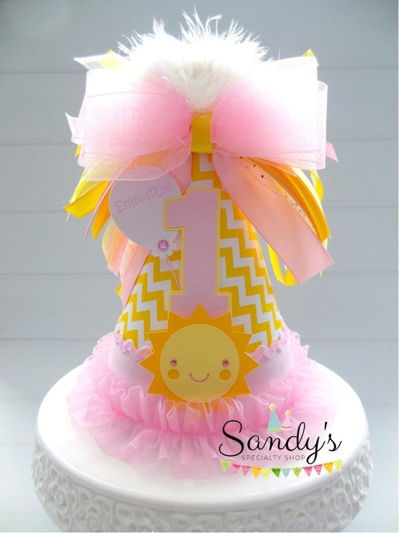 Sunshine Party Hat, Sunshine Birthday Hat, You Are My Sunshine, First ...