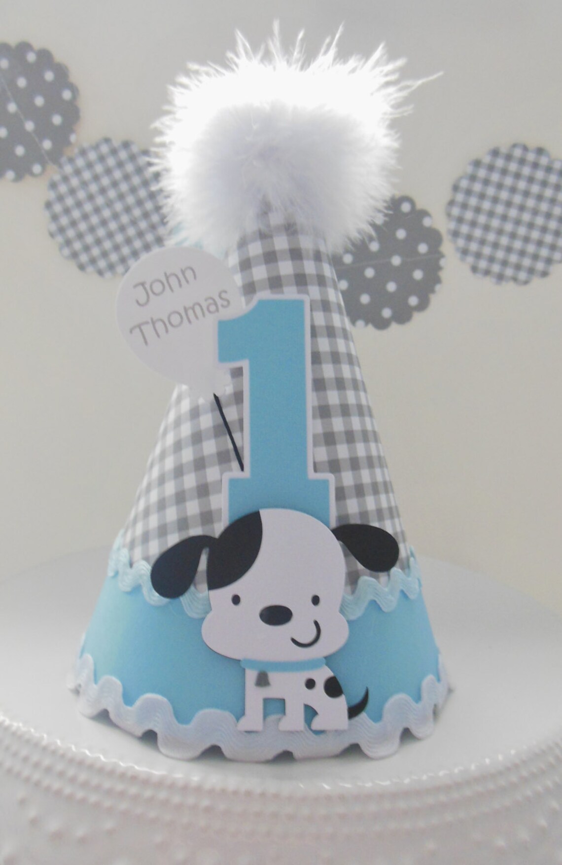 Puppy Dog Birthday Party Hat Dog Party Hat Puppy Party Hat | Etsy