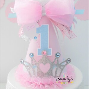 Princess Party Hat, Princess Birthday Hat, Princess Crown Party Hat ...