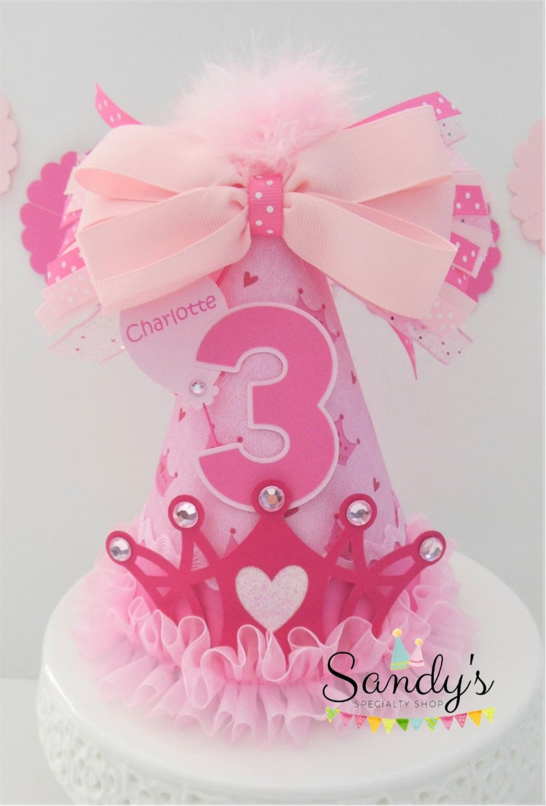 Princess Party Hat Princess Crown Party Hat Princess - Etsy