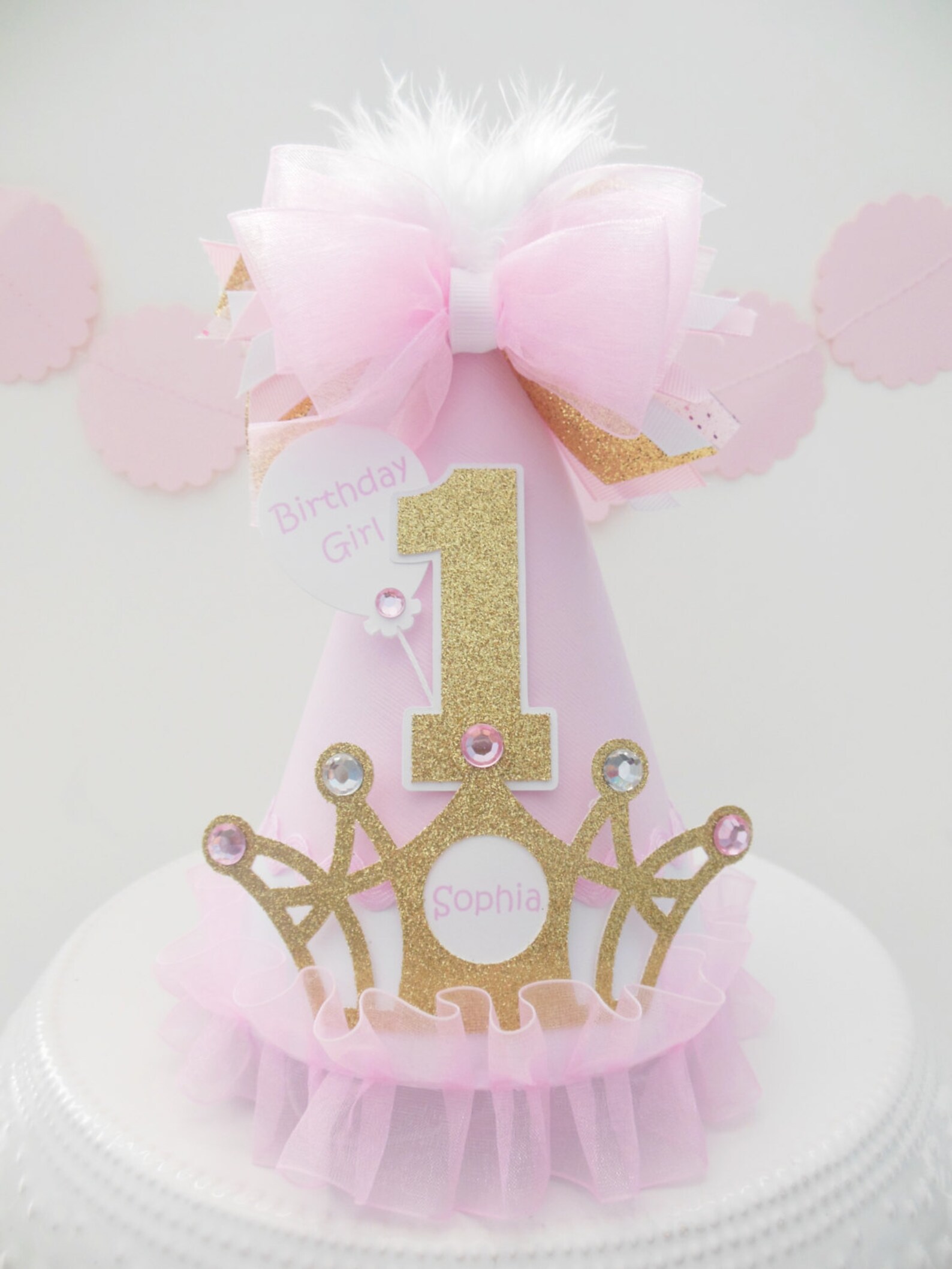 Princess Party Hat Princess Birthday Hat Princess Crown - Etsy