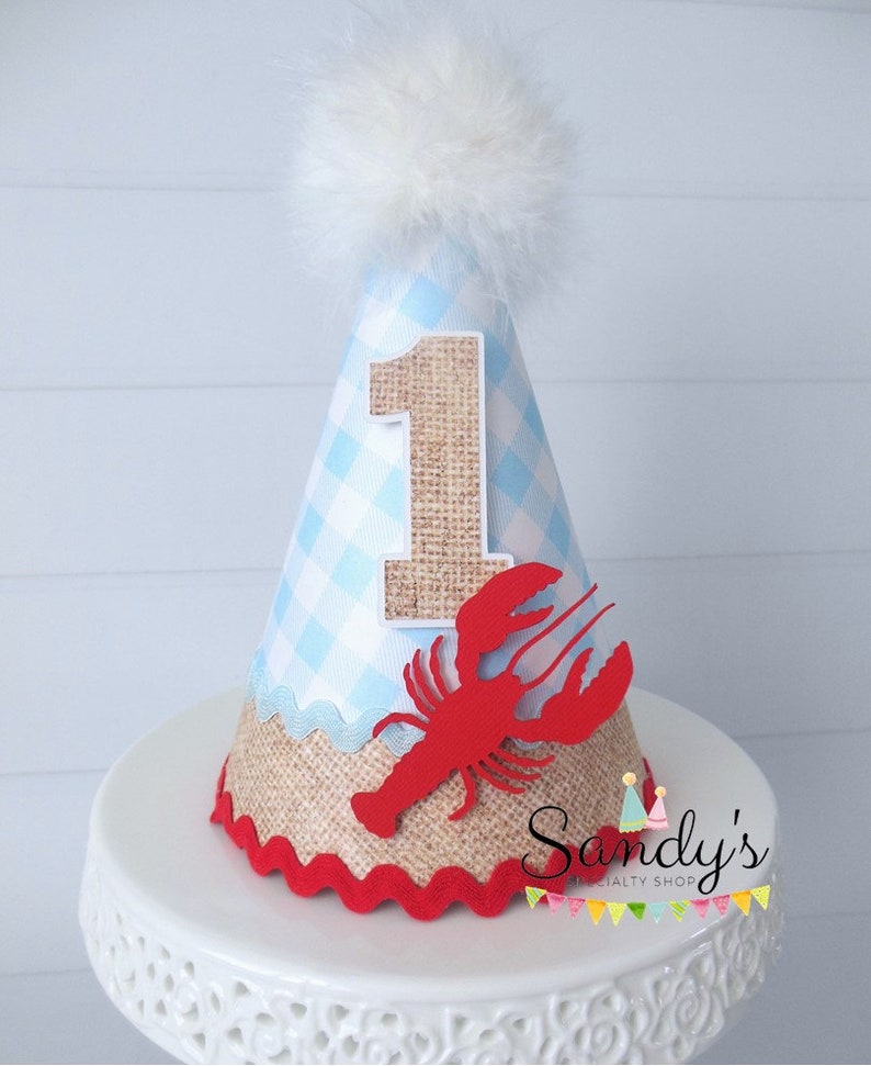 Crawfish Party Hat, Crawfish Birthday Hat, Crawfish Theme, Crawfish ...