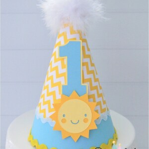 Sunshine Birthday Party Hat, Sunshine Party Hat, Sunshine Party Theme ...