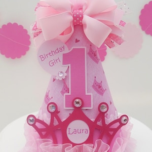 Princess Party Hat, Princess Crown Party Hat, Princess Birthday Hat ...