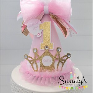 Princess Party Hat, Princess Birthday Hat, Princess Crown, Princess ...