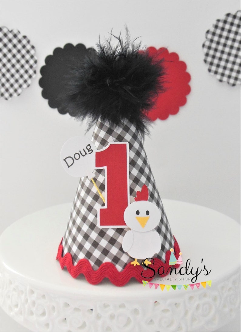 Chicken Mini Party Hat Farm Mini Party Hat Chicken Mini - Etsy