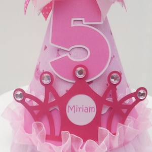 Princess Party Hat, Princess Crown Party Hat, Princess Birthday Hat ...