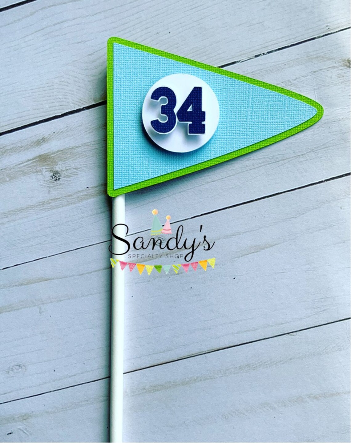 Golf Flag Cake Topper Golf Cake Topper Hole in One Cake - Etsy