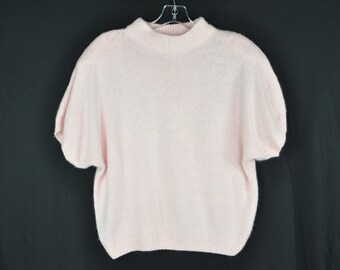 Pink Angora Sweater - Etsy