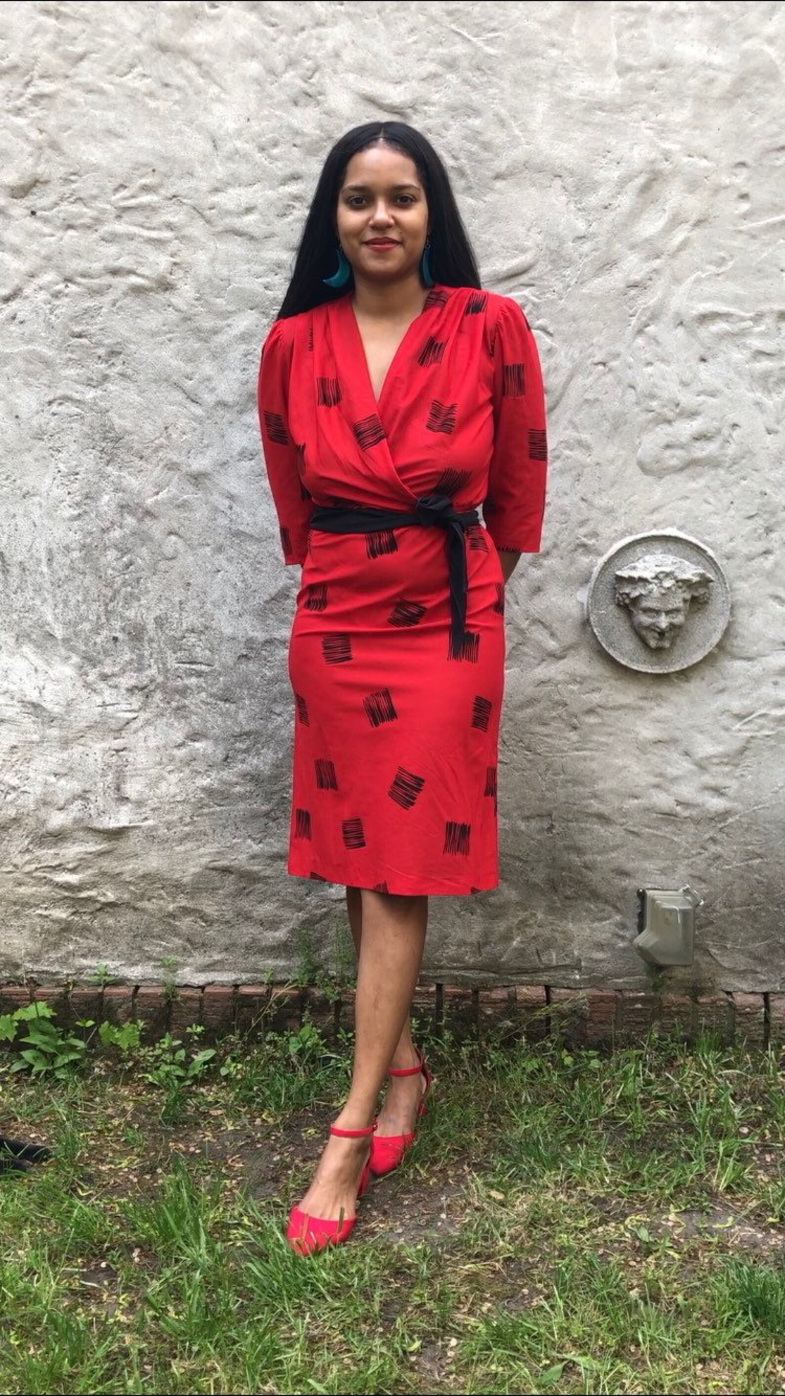 SALE 70s 80s Sexy Red Secretary Dress Small/medium Low - Etsy UK