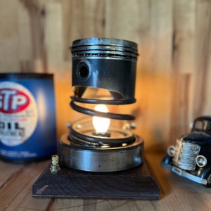 Piston Return Spring Lamp - Etsy