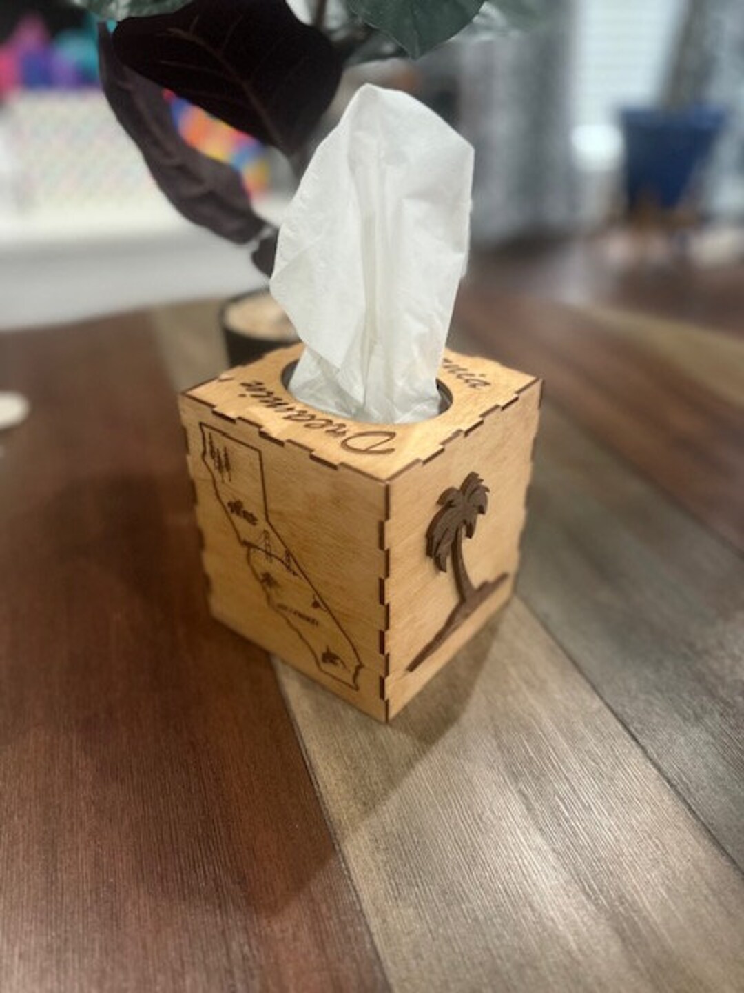 California Dreamin Tissue Box Cover, Kleenex, Puffs, Great Value, Home ...