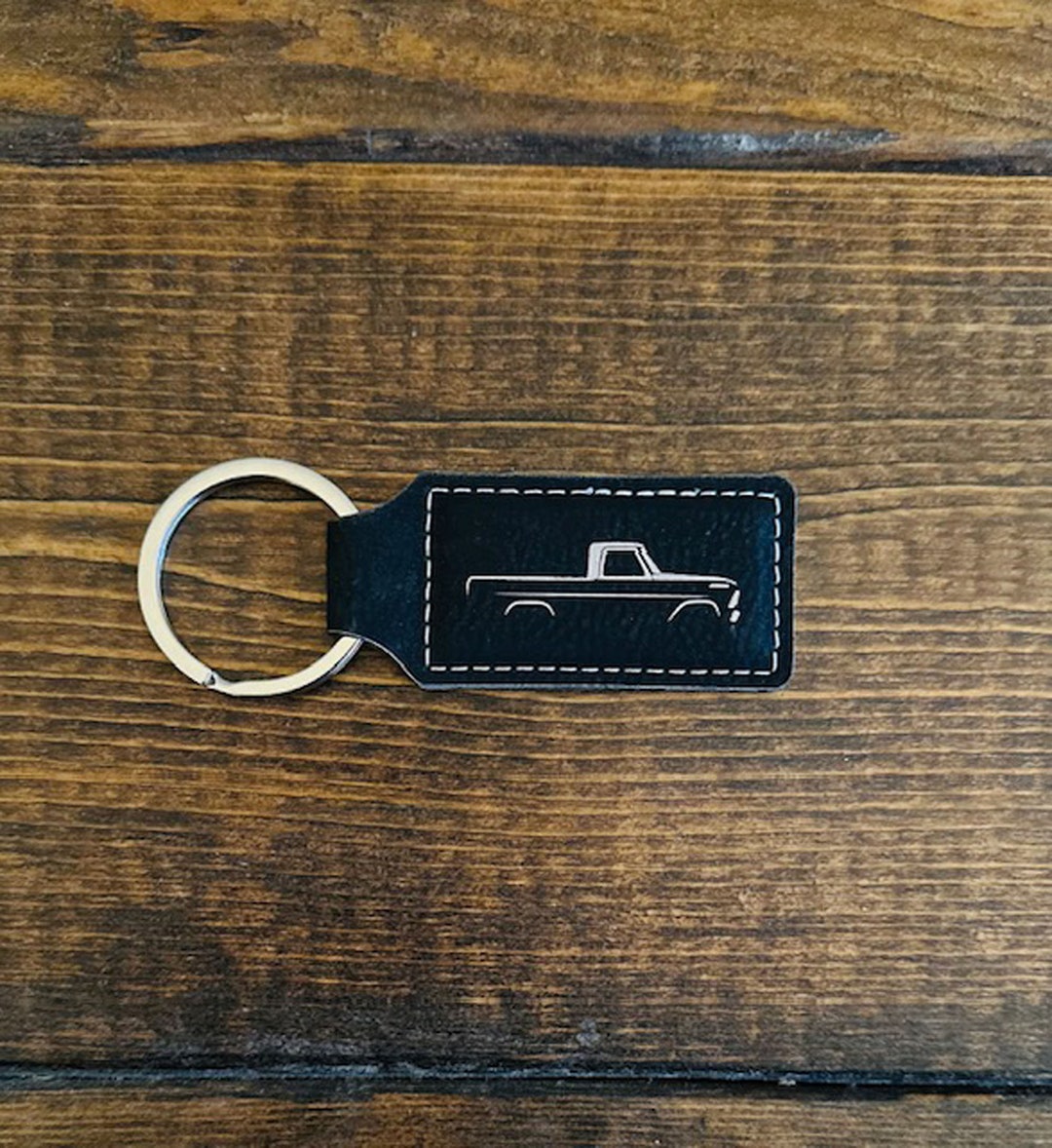 F100 Leather Keychain. Bumpside Dentside Slickside Bronco Ford Truck ...