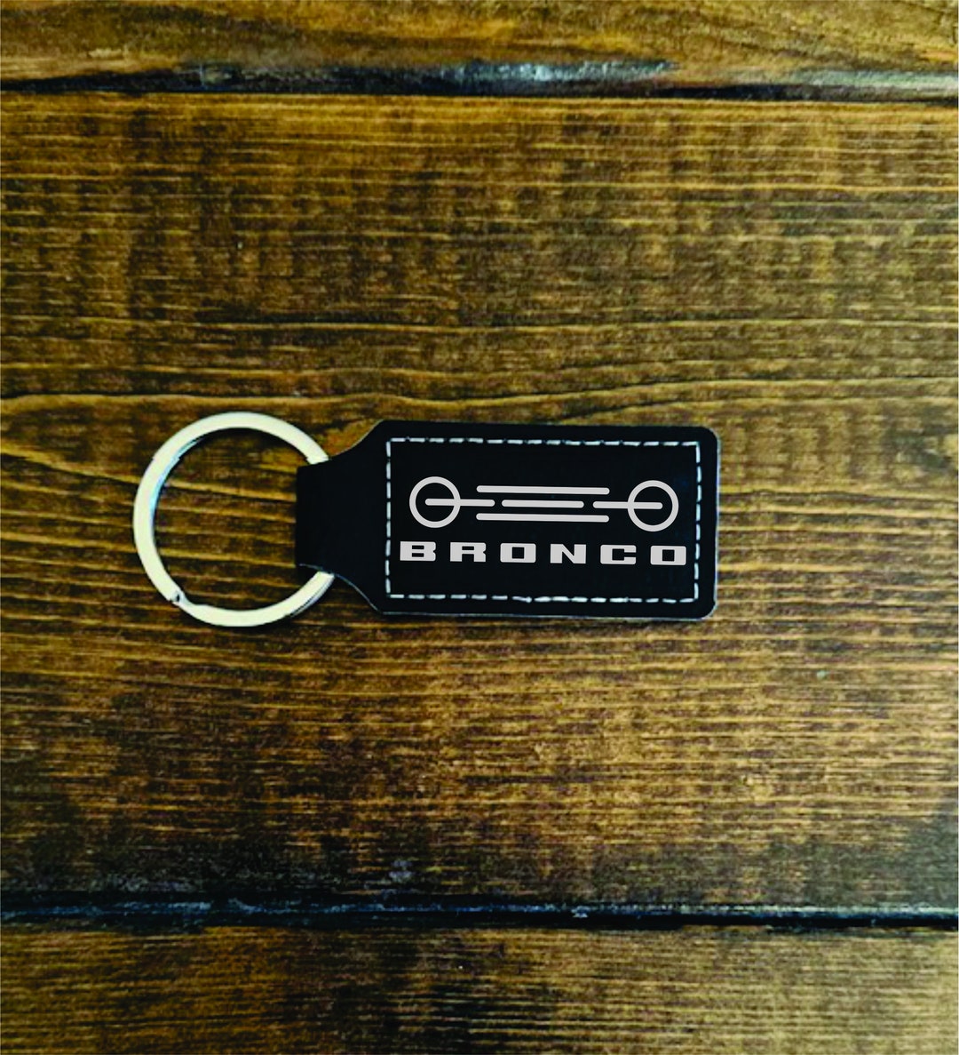 Bronco Leather Keychain. Bronco Ford Fathers Day Birthday Custom One of ...