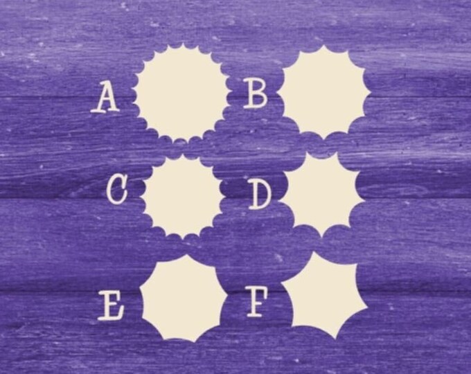 Laser Cut Unfinished DIY Basic Tag Shapes Blanks, Unfinished Wood ...