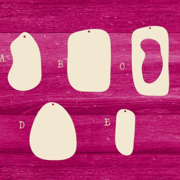 Wood Earring Shapes - Etsy