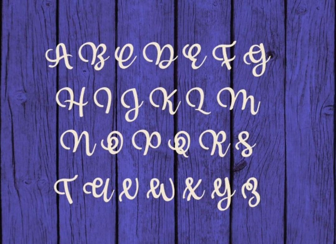 Wood Cut-out Letters, DIY Wood Letters, Laser Cut Wood Letters ...