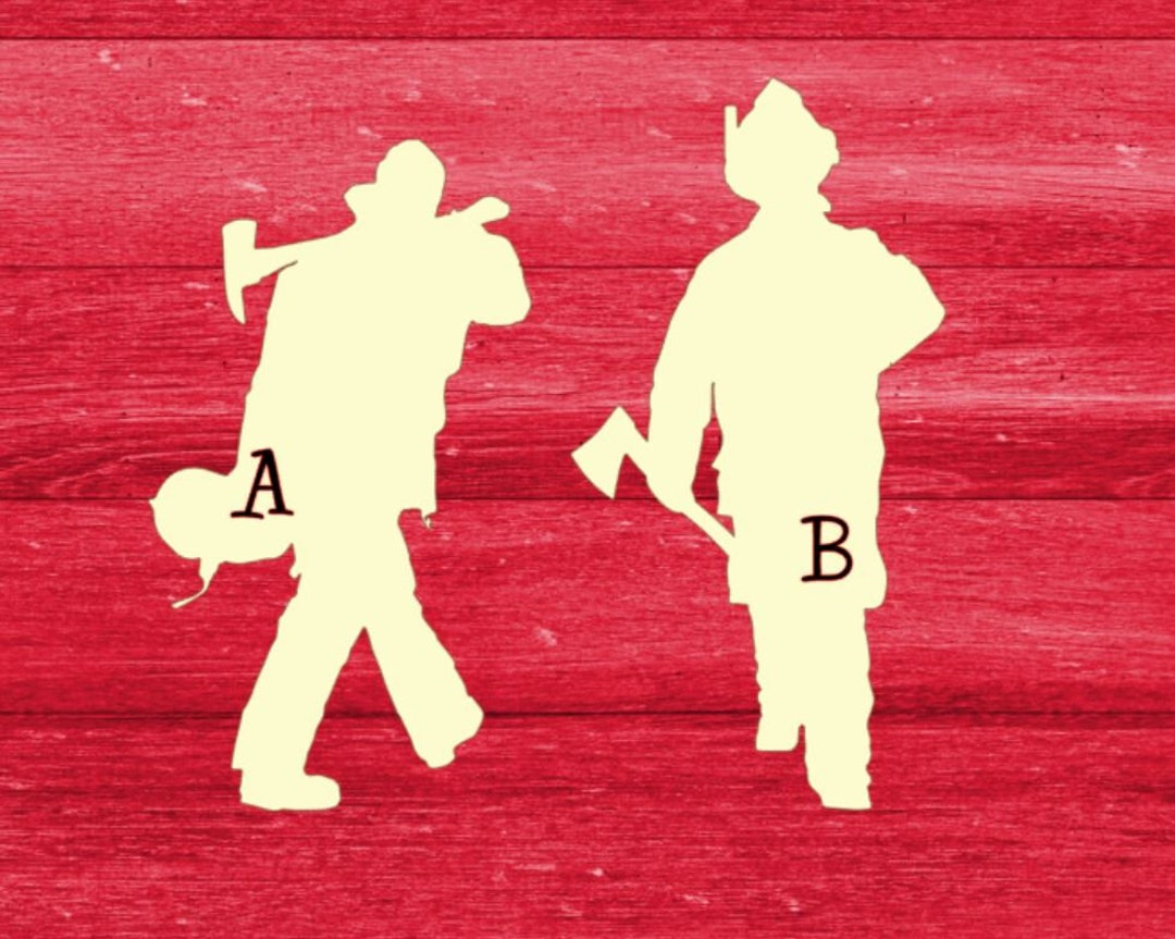 Laser Cut Unfinished DIY Fireman Blanks, Unfinished Wood Fireman Cut ...