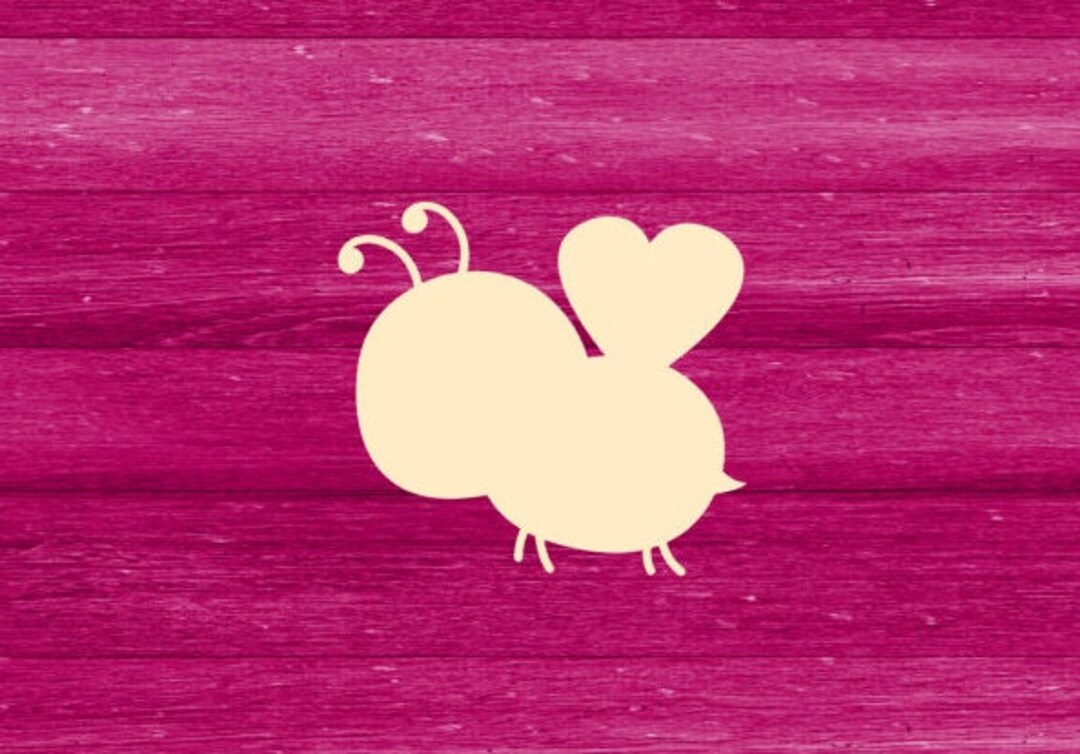 Laser Cut Unfinished DIY Bee Blanks, Unfinished Wood Bee Cut Out, Wood ...