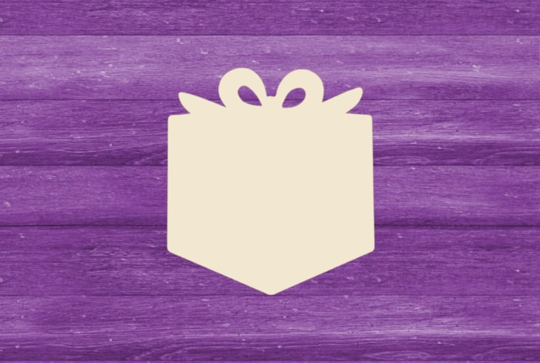 Laser Cut Unfinished DIY Christmas Present Blanks, Unfinished Wood ...