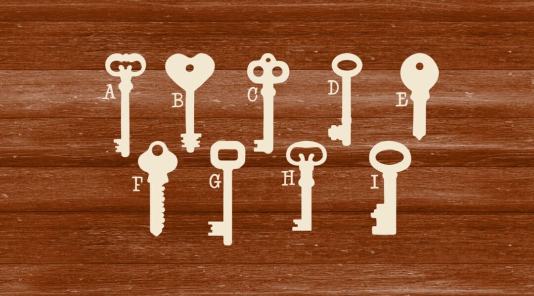 Laser Cut Unfinished DIY Key Blank, Unfinished Wood Key Cut Out, Laser ...