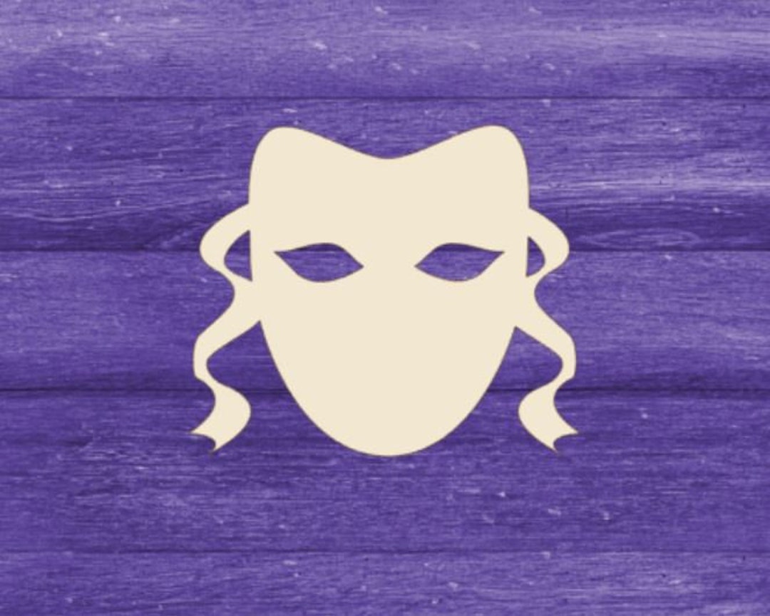 Laser Cut Unfinished DIY Wood Mardi Gras Mask Blanks, Unfinished Wood ...