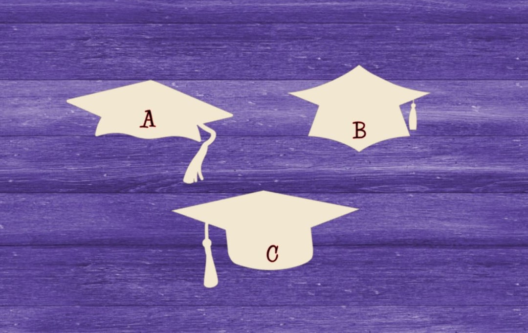 Laser Cut Unfinished DIY Graduation Cap Blanks, Unfinished Wood ...