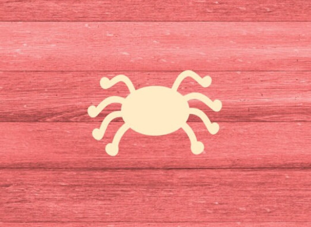 Laser Cut Unfinished DIY Spider Blanks, Unfinished Wood Spider Cut Out ...