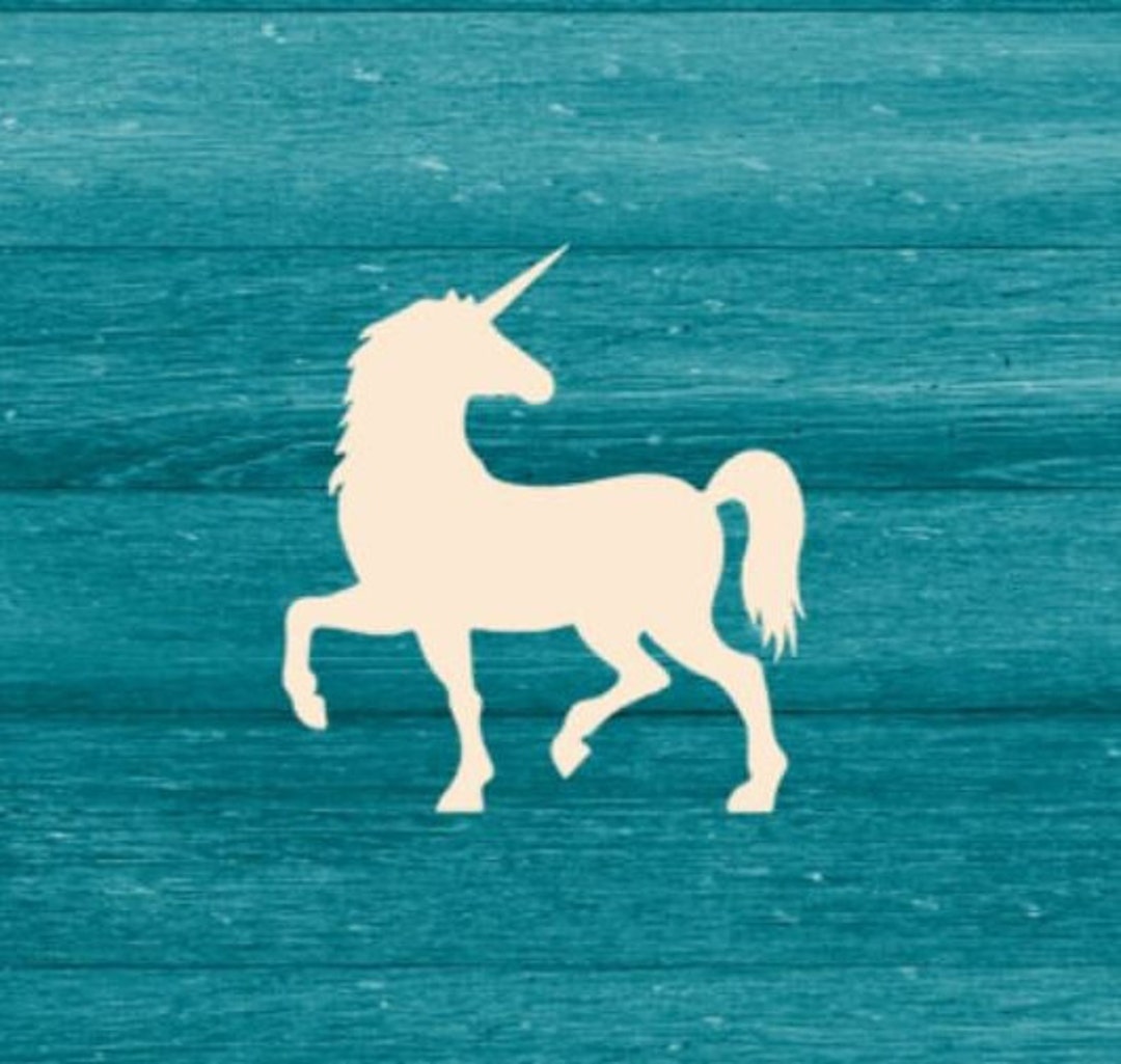 Laser Cut Unfinished DIY Wood Unicorn Blanks, Unfinished Wood Unicorn ...