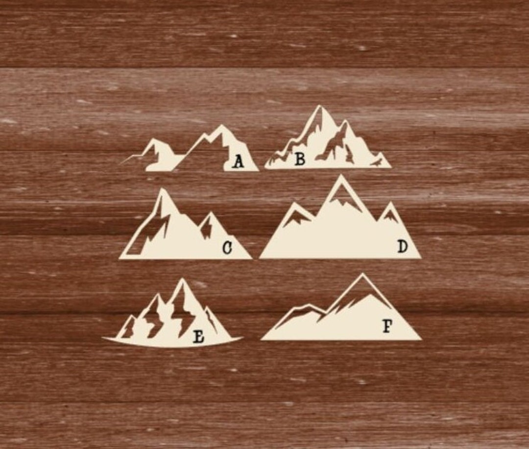 Laser Cut Unfinished DIY Mountain Blanks, Diy Mountain Blanks ...