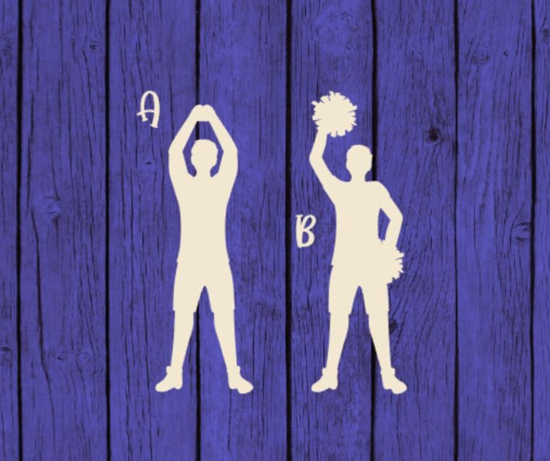 Laser Cut Unfinished DIY Male Cheerleader Blanks, Unfinished Wood Male ...