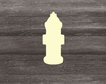 Unfinished Wooden Fire Hydrant Shape Firefighter Craft From 1 up to 46 ...