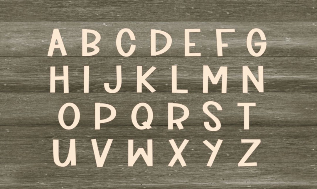 Wood Cut-out Letters, DIY Wood Letters, Laser Cut Wood Letters ...