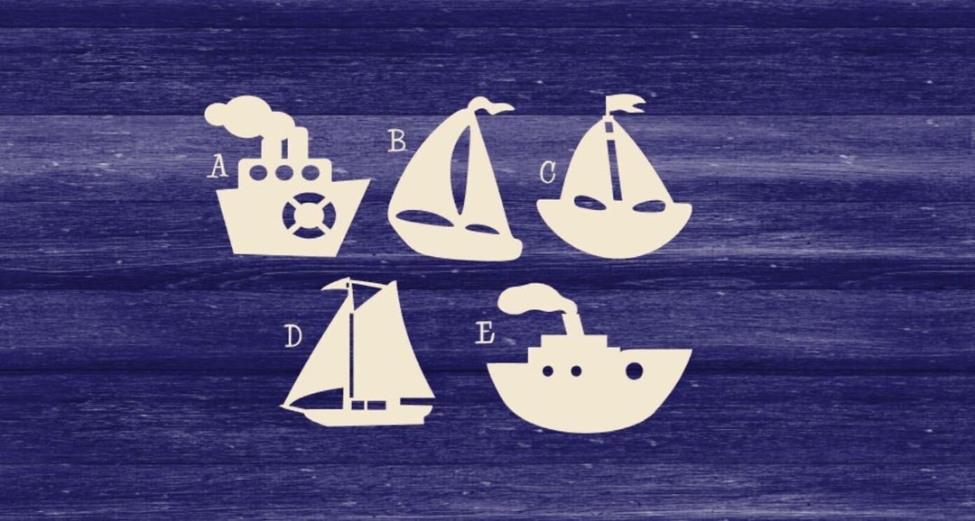 Laser Cut Unfinished DIY Boat Blanks, Unfinished Wood Boat Cut Out ...