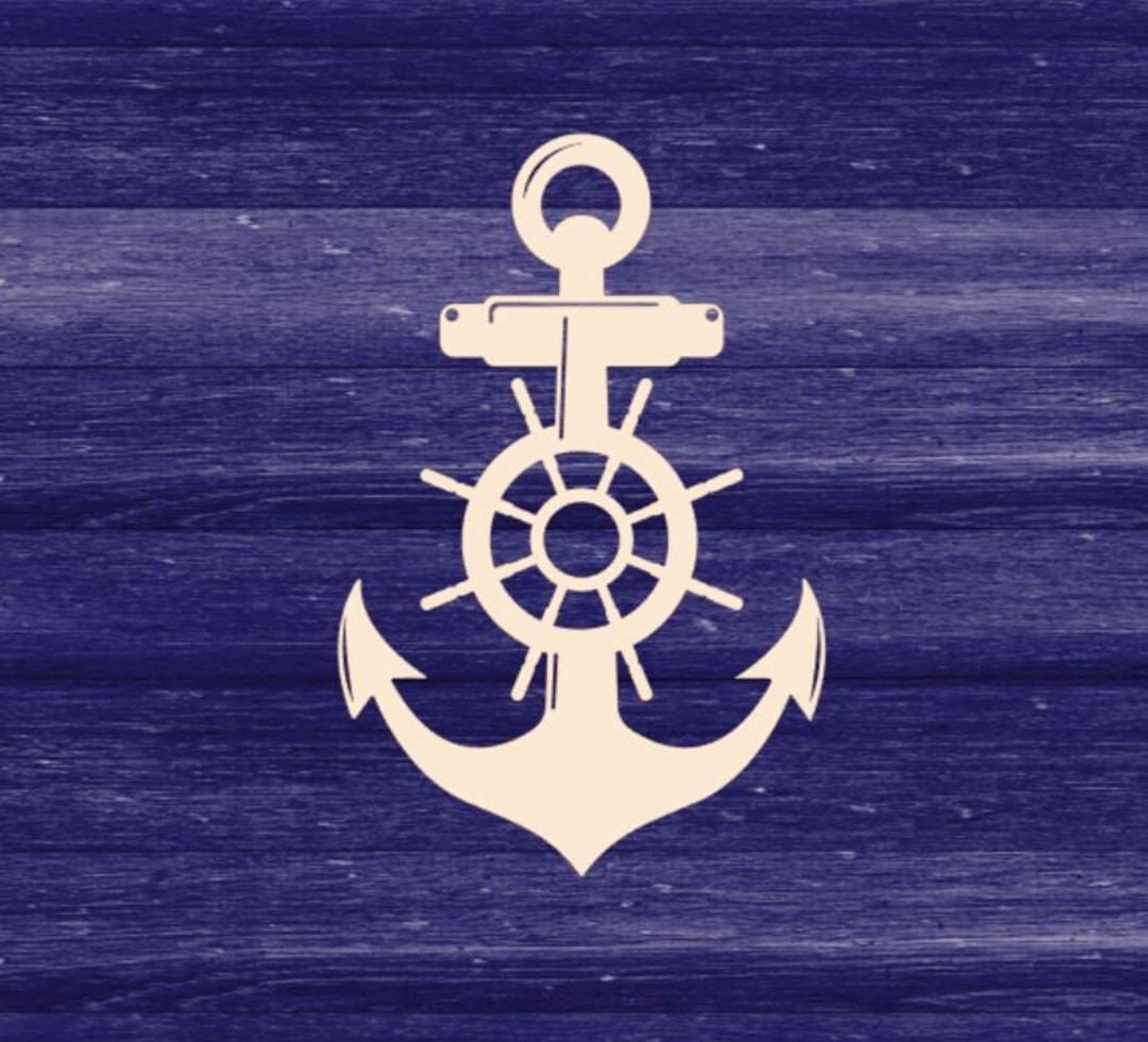 Laser Cut Unfinished 824 Engraved Anchor Blanks, Unfinished Wood Anchor ...