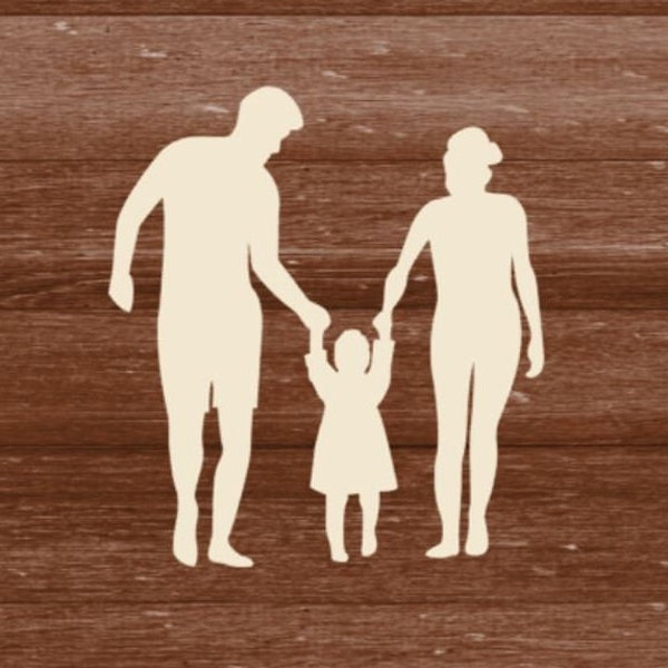 Wood Family Cutout - Etsy