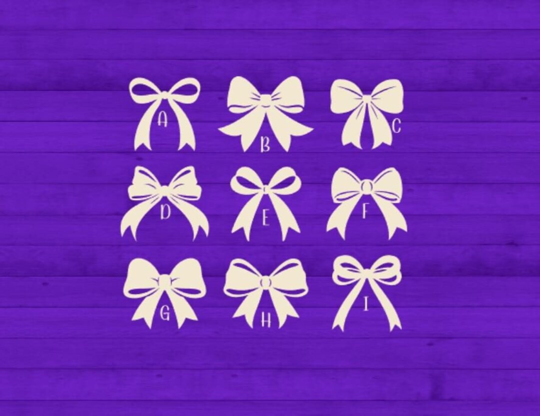 Laser Cut Unfinished DIY Wood Bow Blanks, Unfinished Wood Bow Cut Out ...