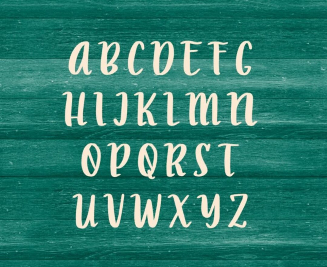 Wood Cut-out Letters DIY Script Wood Letters Laser Cut Wood - Etsy